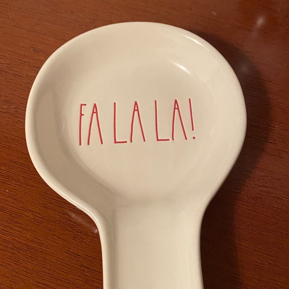 Rae Dunn | Kitchen | Rae Dunn Christmas Spoon Rest Red Fa La La | Poshmark